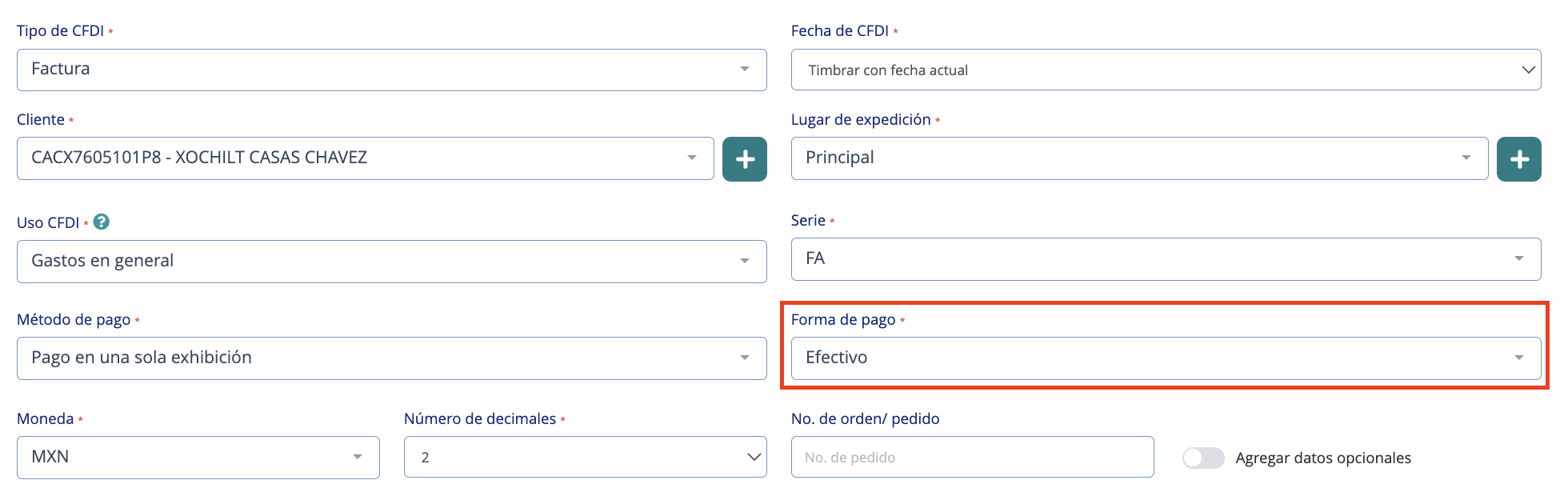 Conoce el campo para tu facturación electrónica: Forma de Pago - Centro ...
